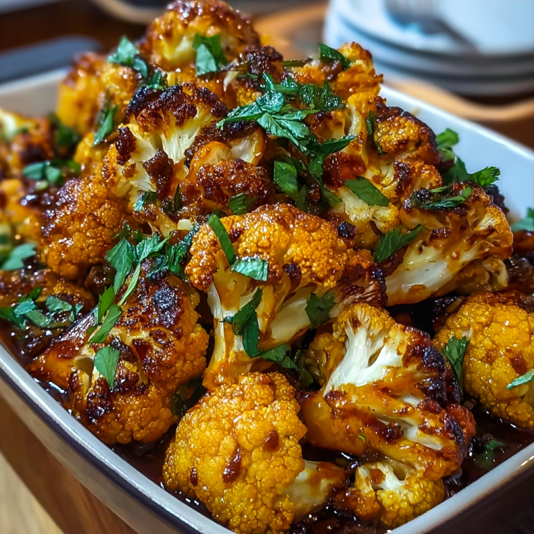 Honey Curry Roasted Cauliflower – Sweet, Spiced & Crispy – FastYumPlates