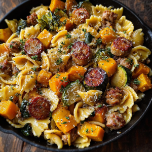 Autumn Sausage Pasta with Squash – Easy & Delicious Fall Dinner ...