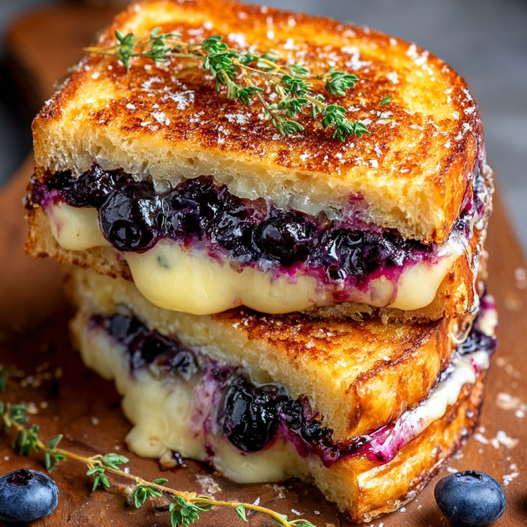 Gourmet Blueberry Grilled Cheese — Sweet & Savory Sandwich Recipe ...