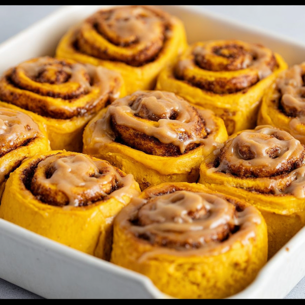 Pumpkin Cinnamon Rolls with Coffee Maple Frosting – Soft, Fluffy ...