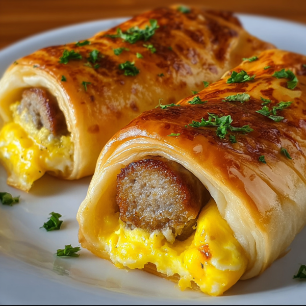 Quick & Delicious Sausage Egg Breakfast Rolls – Easy Morning Meal ...
