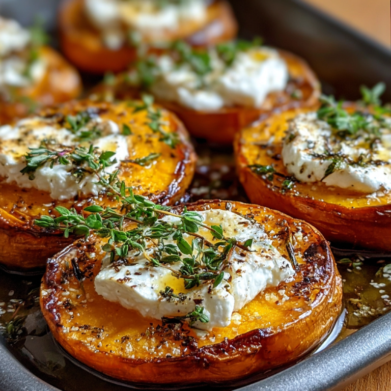 Roasted Sweet Potatoes with Goat Cheese and Honey – Sweet, Savory, and ...