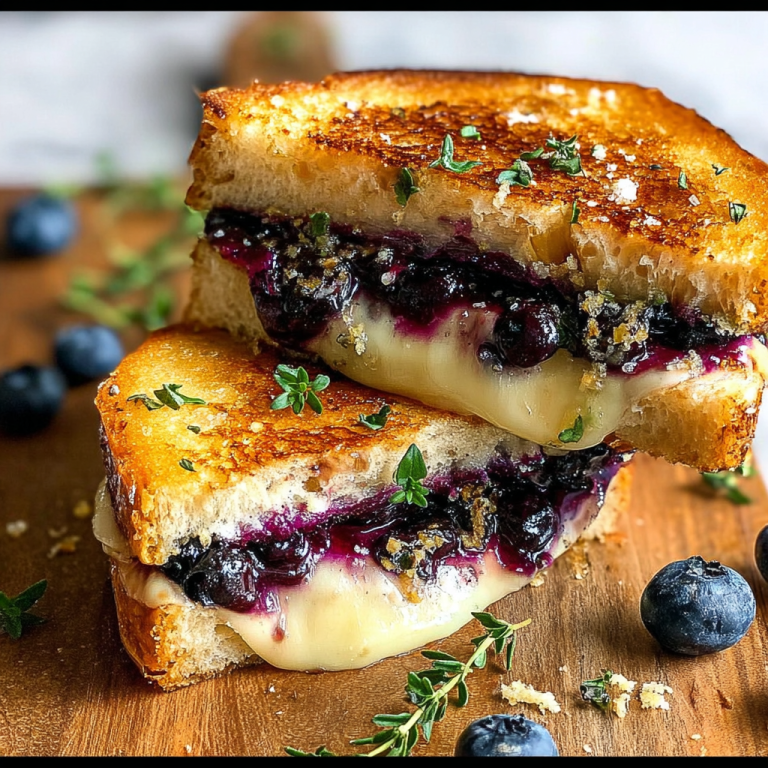 Gourmet Blueberry Grilled Cheese – Sweet, Savory, and Melt-in-Your ...