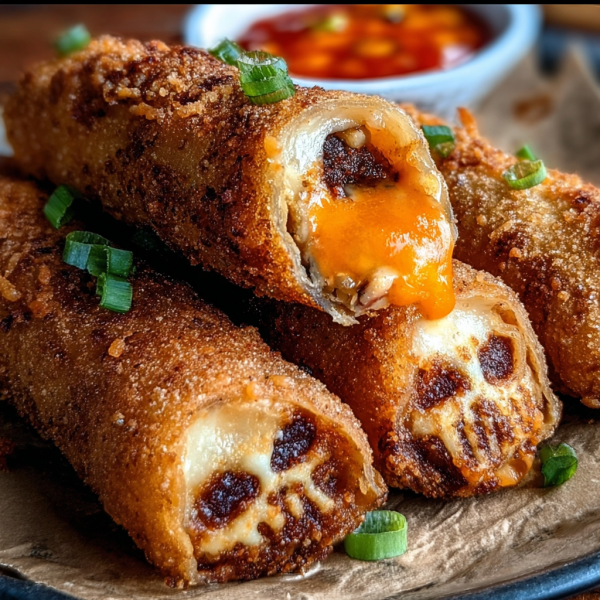 Voodoo Egg Rolls – Crispy Cajun Chicken Egg Rolls – FastYumPlates