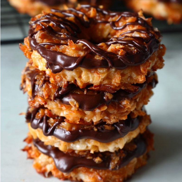 Homemade Samoas Cookies – Classic Caramel Coconut Chocolate Copycat ...